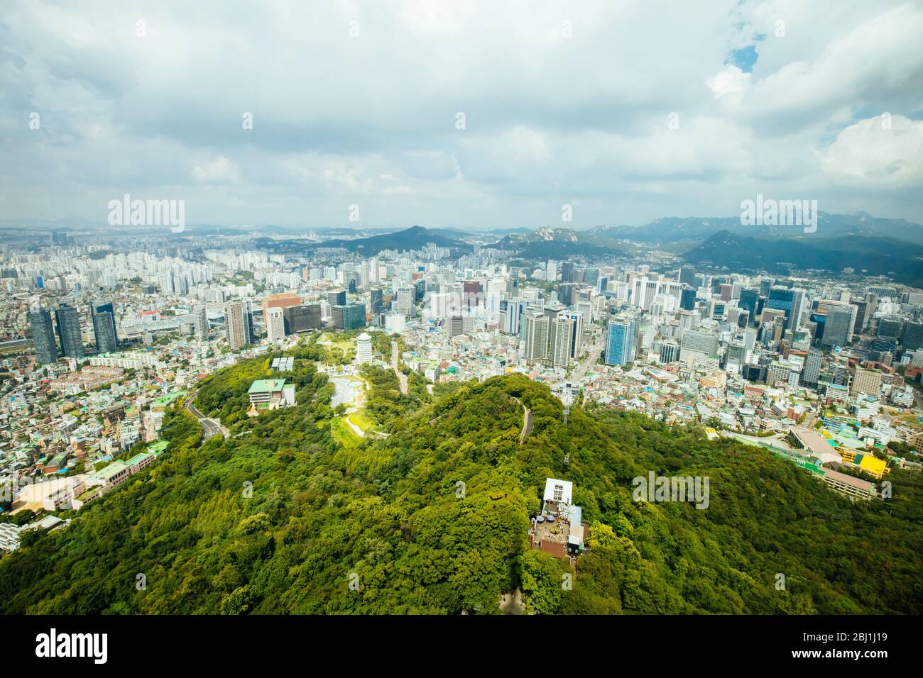 Namsan Tower View Seoul Stock Photo - Alamy