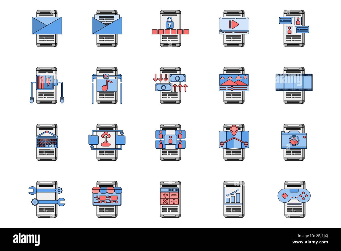 Blue sign calculator symbol icon Stock Vector Images - Alamy