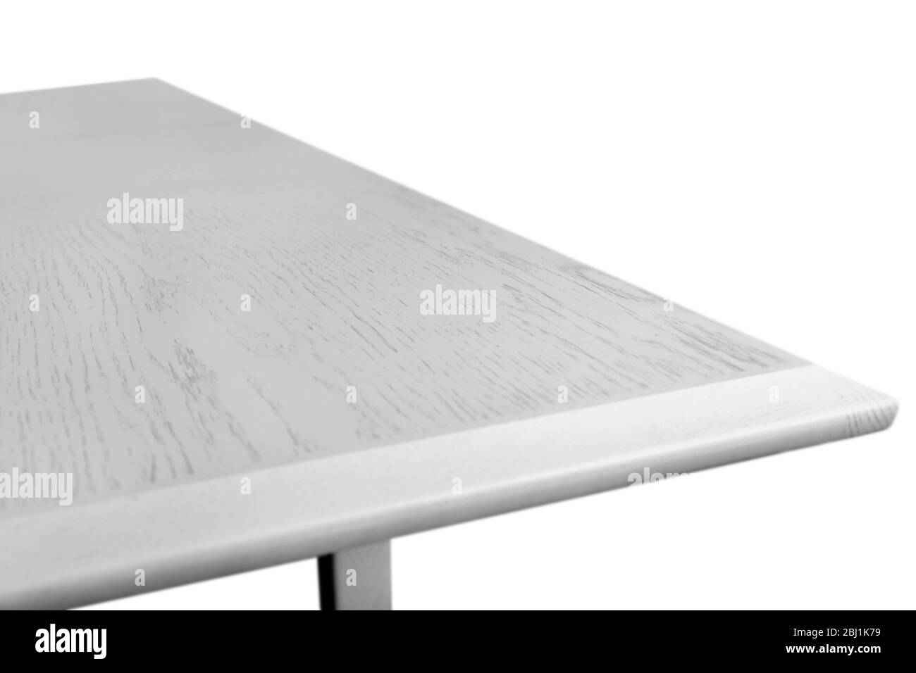 White wooden table on white background Stock Photo - Alamy