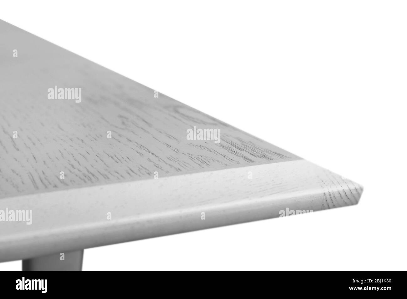 White wooden table on white background Stock Photo - Alamy