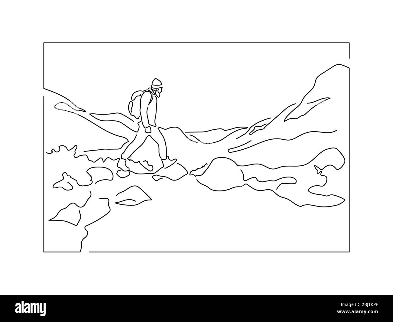 Horizon line drawing Black and White Stock Photos & Images - Alamy
