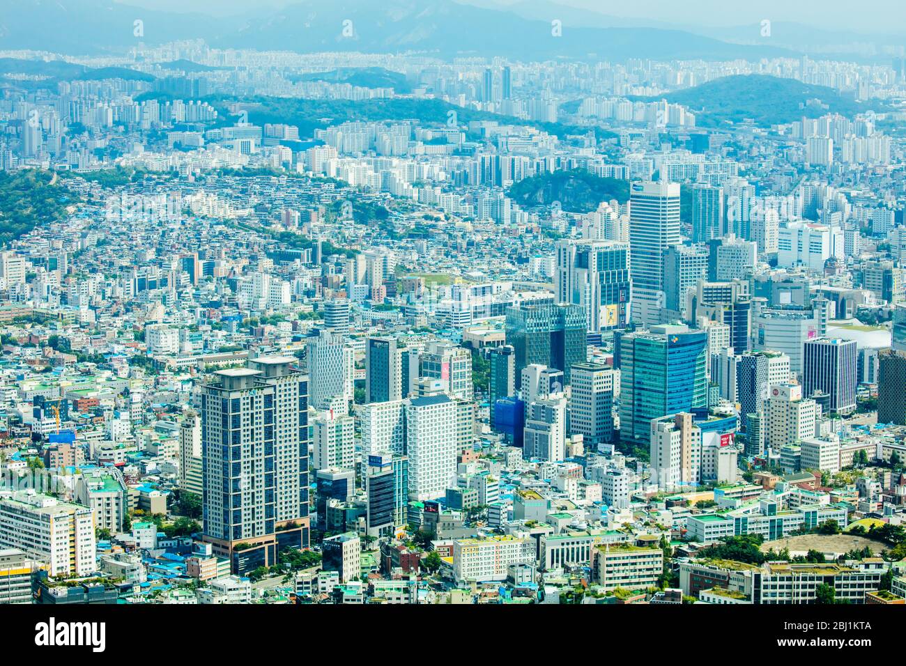 Namsan Tower View Seoul Stock Photo - Alamy
