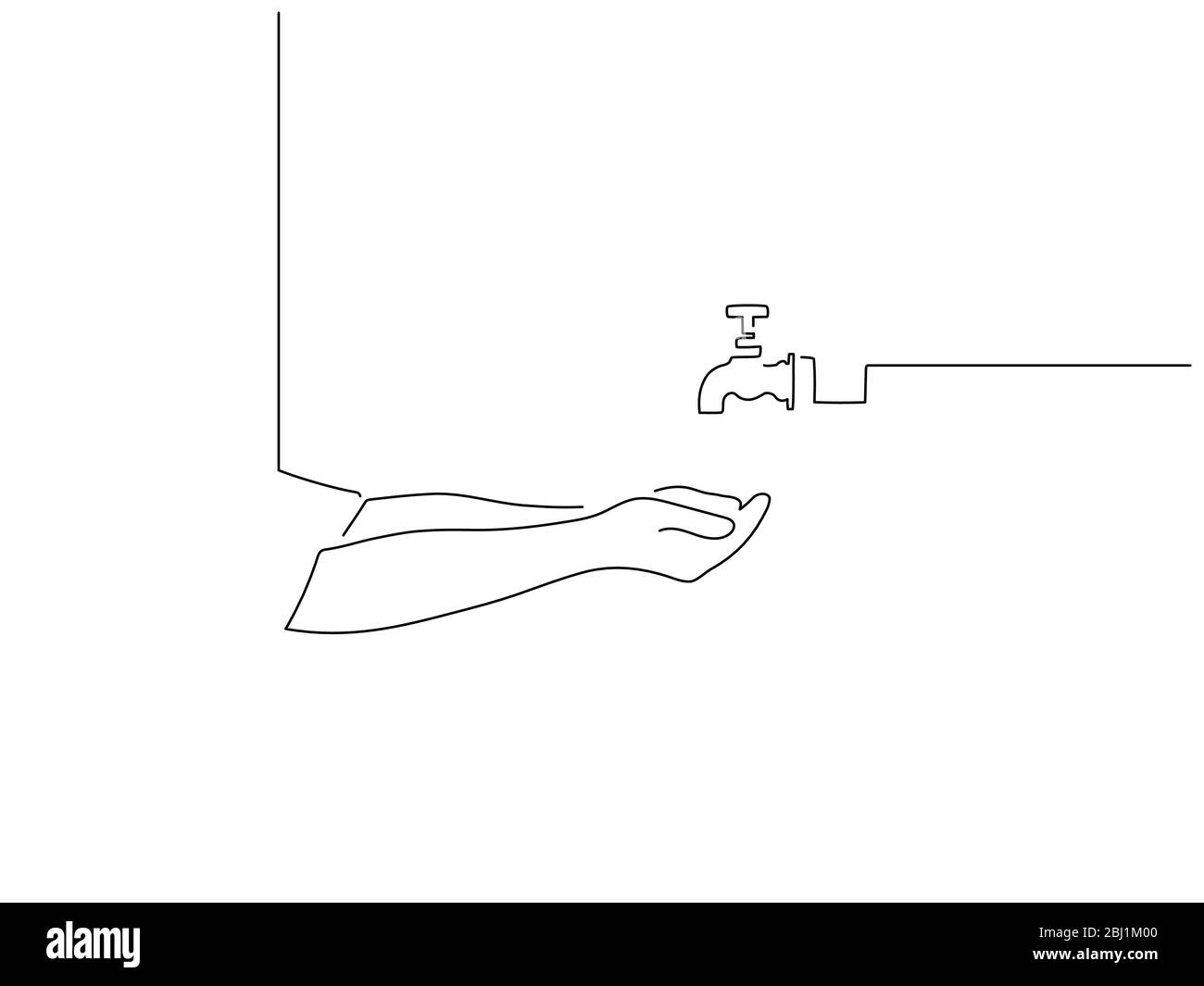 Environmental problem isolated line drawing, vector illustration design ...