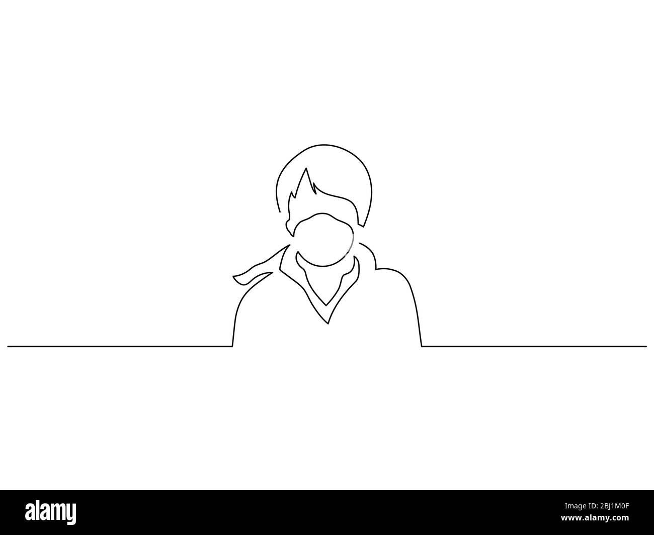 Environmental problem isolated line drawing, vector illustration design ...