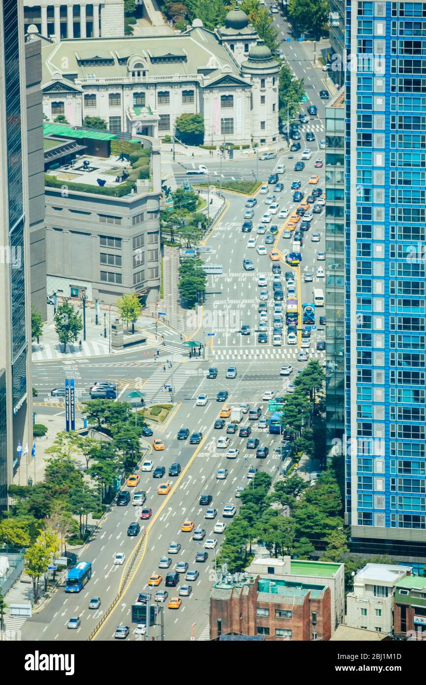 Namsan Tower View Seoul Stock Photo - Alamy