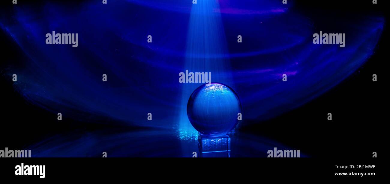 Light Painting with a Glass Ball Stock Photo - Alamy