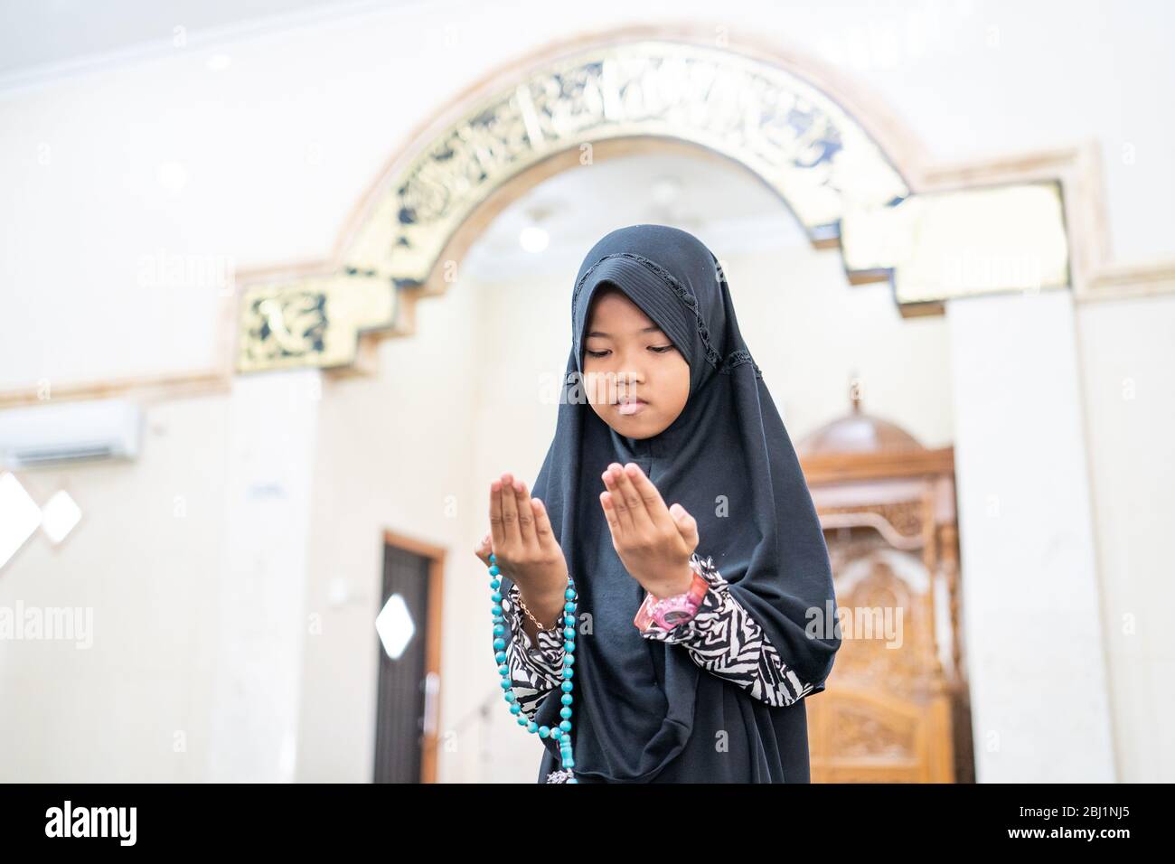 Cute Muslim Baby Praying
