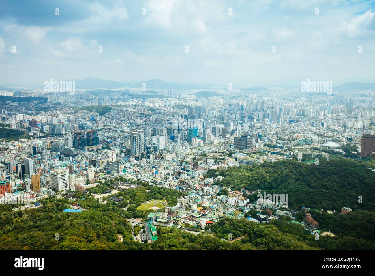 Namsan Tower View Seoul Stock Photo - Alamy