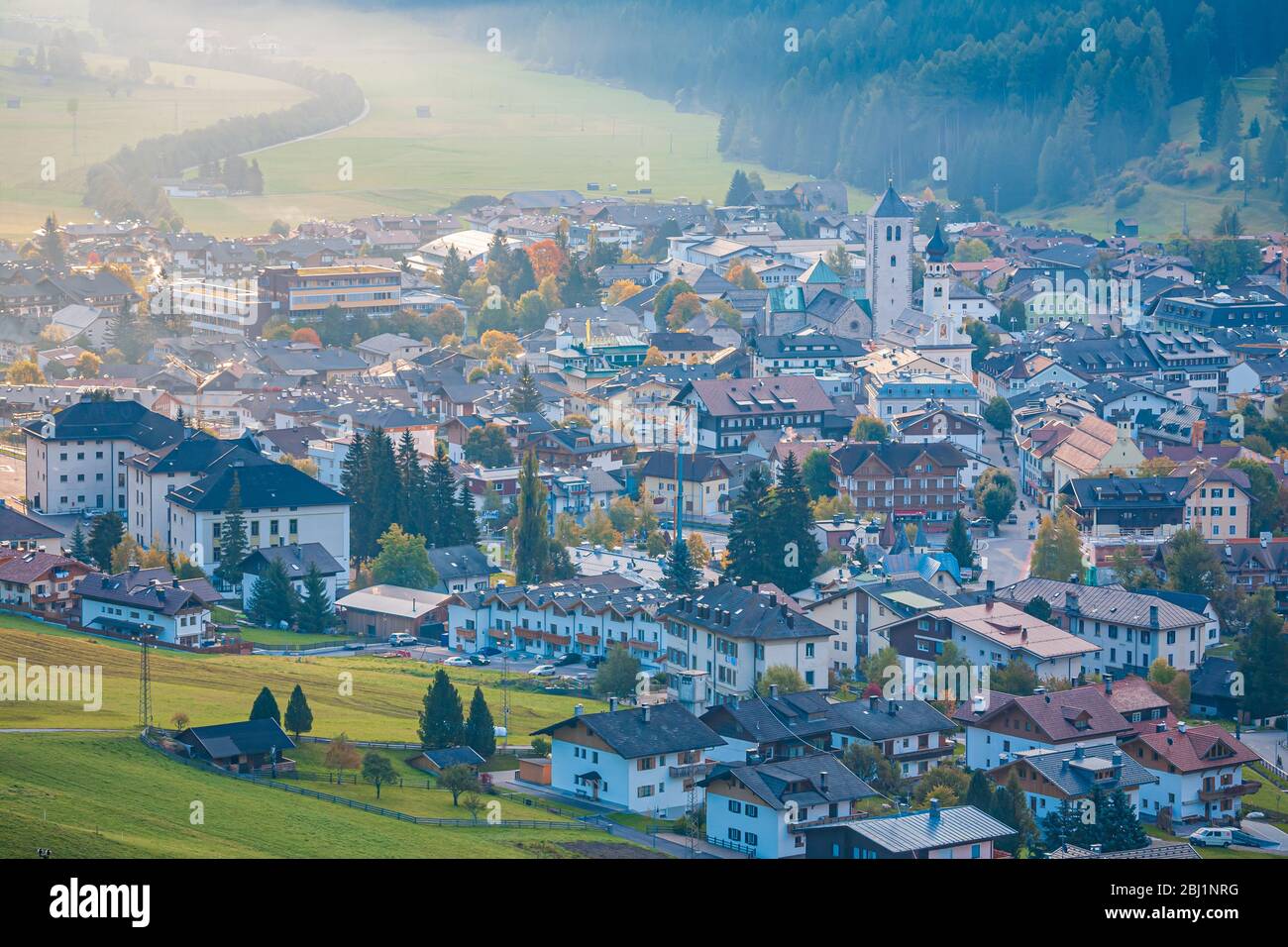Town in the alps hi-res stock photography and images - Alamy