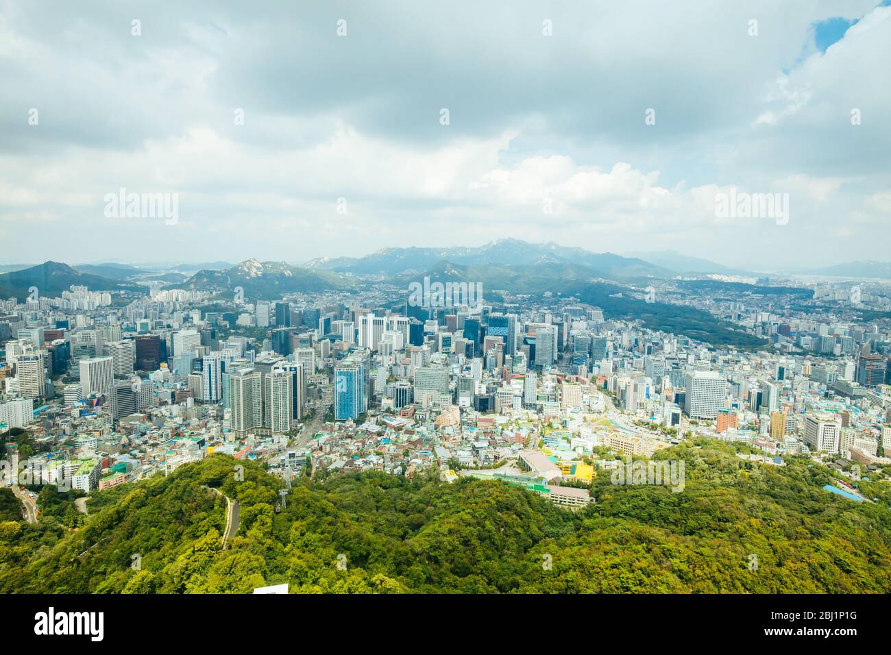 Namsan Tower View Seoul Stock Photo - Alamy
