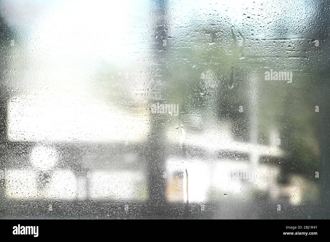 Misted window background Stock Photo - Alamy