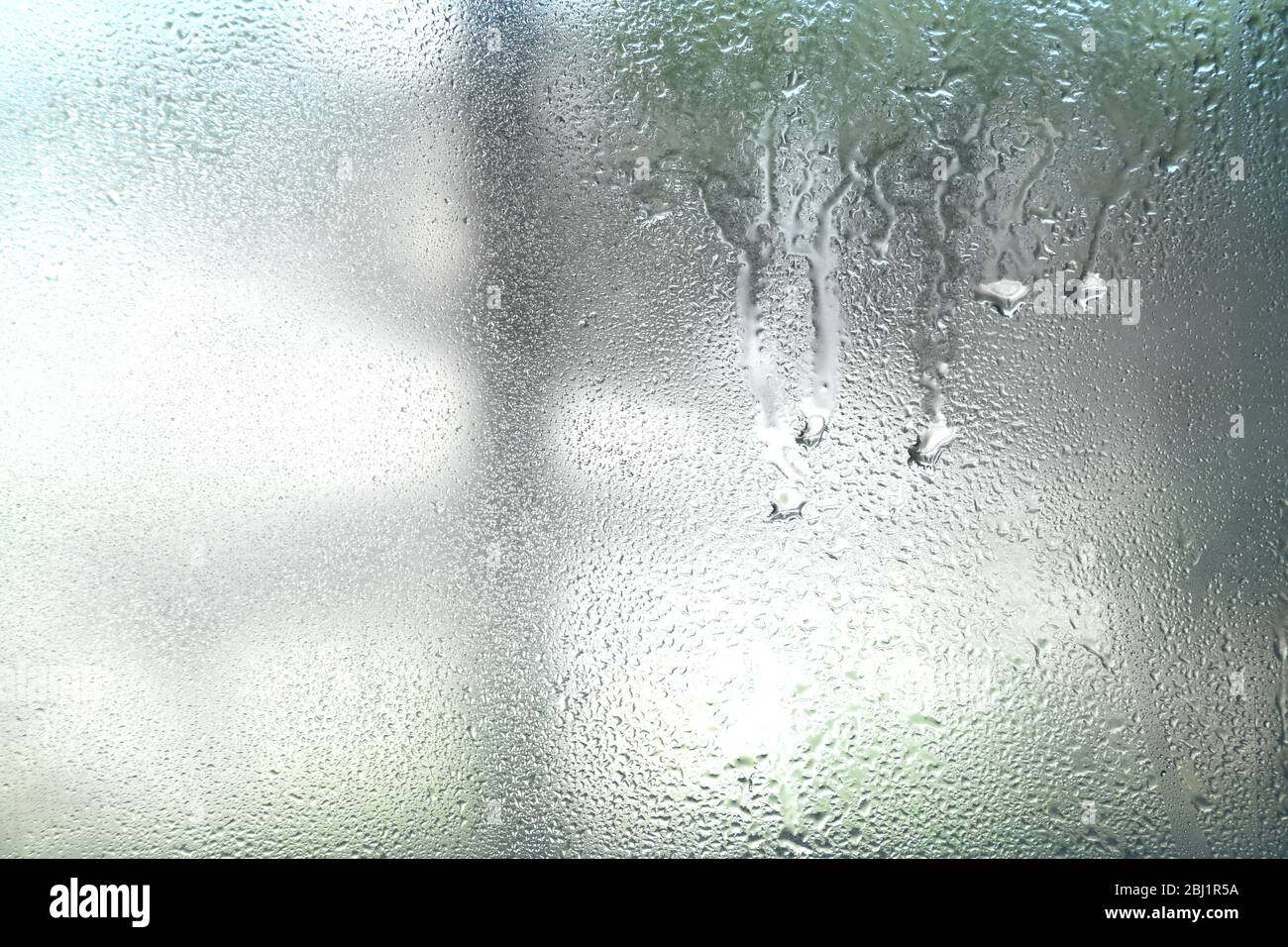 Misted window background Stock Photo - Alamy