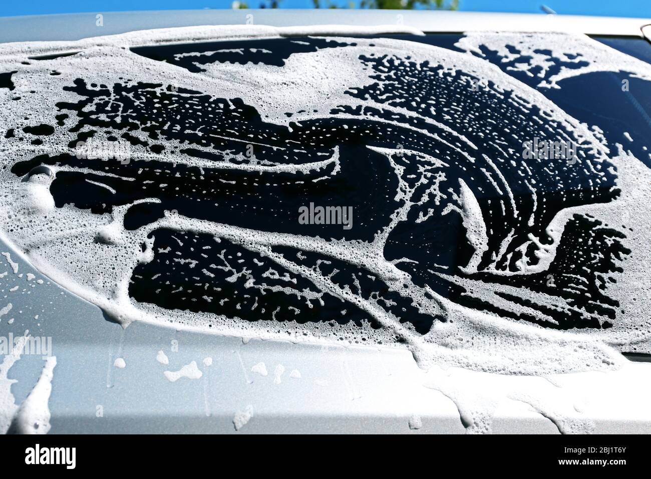 Washing car window Stock Photo - Alamy