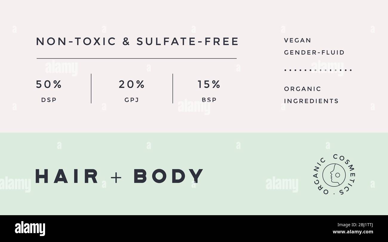 Minimal Label. Typographic modern vintage label Stock Vector Image ...