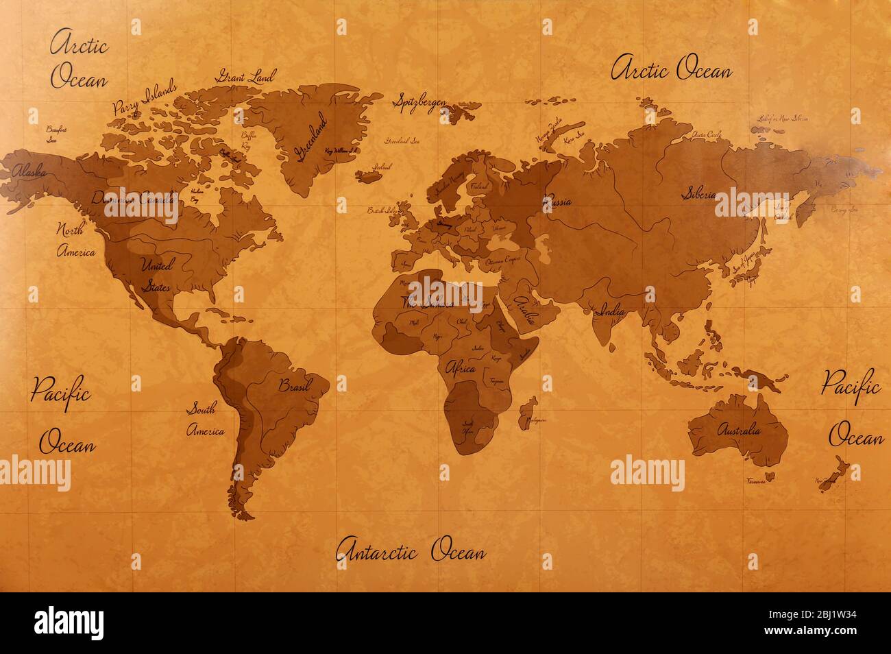 World map close up Stock Photo - Alamy