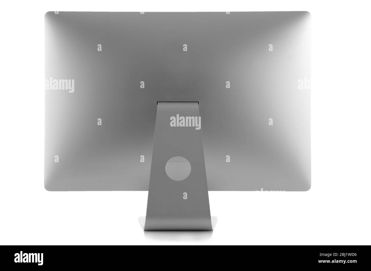 Modern monitor isolated on white Stock Photo - Alamy