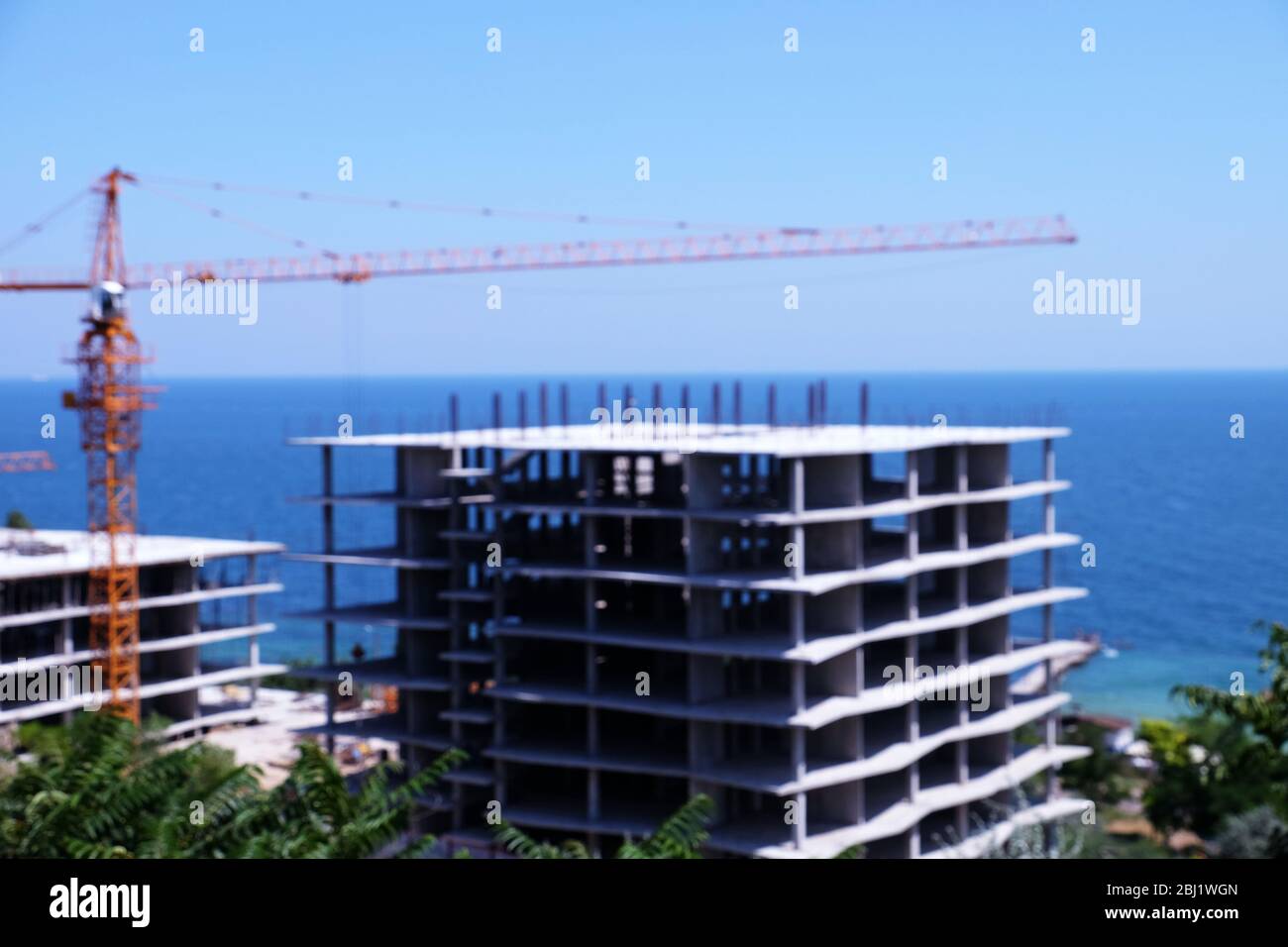 Construction of sea Stock Photo - Alamy