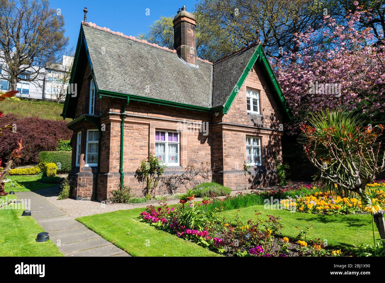 The Gardener's Cottage in West Princes Street Gardens, Edinburgh ...