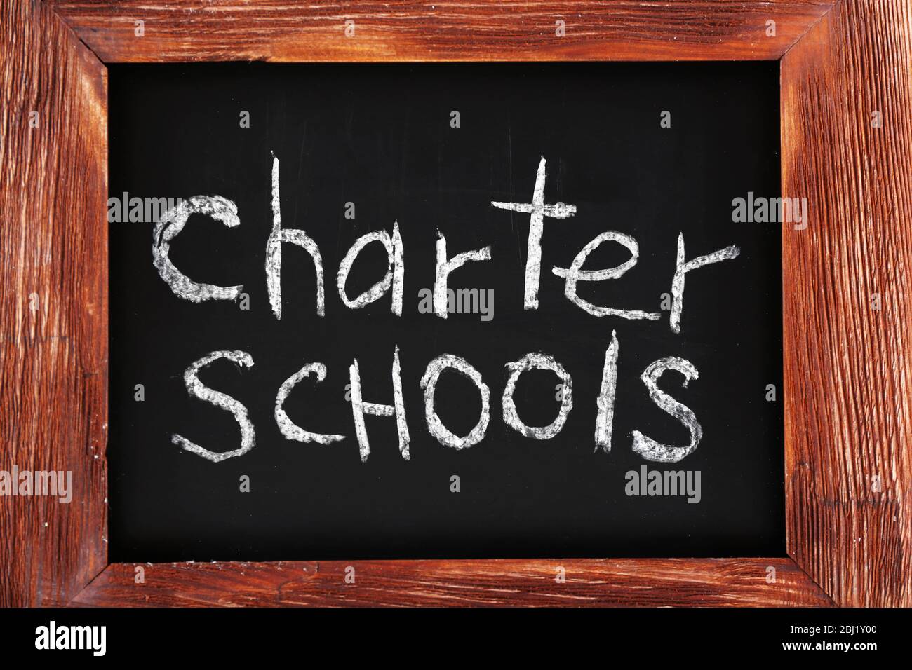 Charter Schools written on chalkboard Stock Photo - Alamy