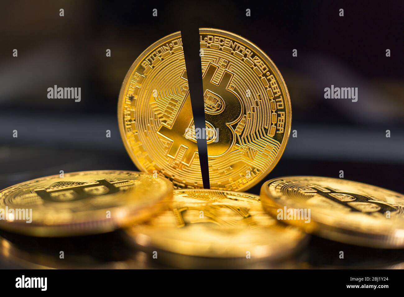 Bitcoin halving. Block reward gets cut in half every four years for ...