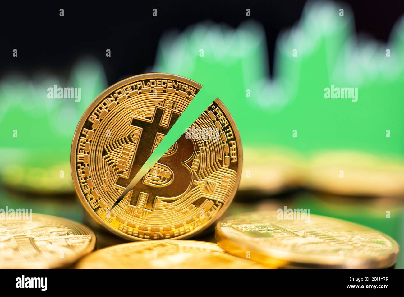 Bitcoin halving. Block reward gets cut in half every four years for ...