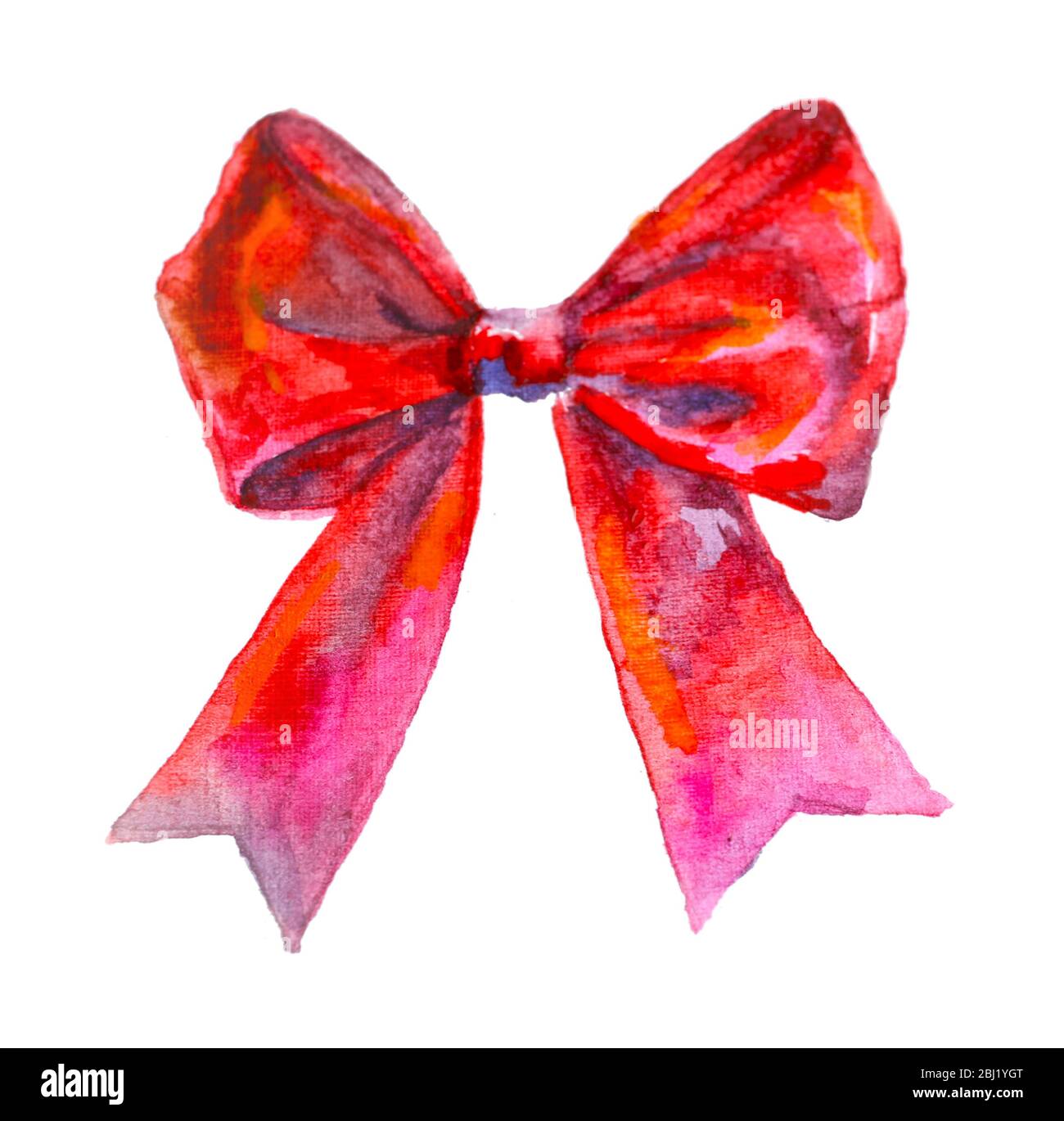 Hand drawn holiday bow Cut Out Stock Images & Pictures - Alamy