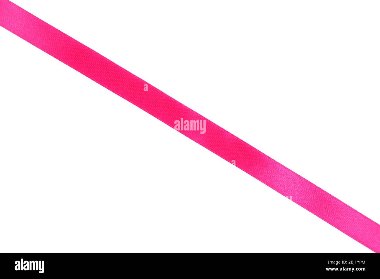 Pink ribbon isolated on white Stock Photo - Alamy