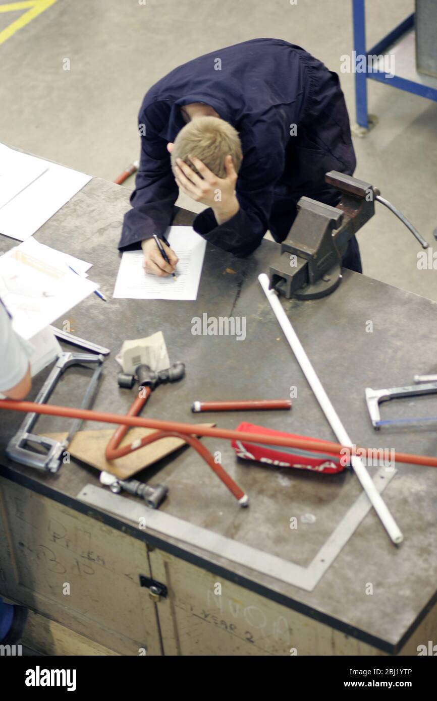 Building and construction trades training and apprenticeships Stock ...