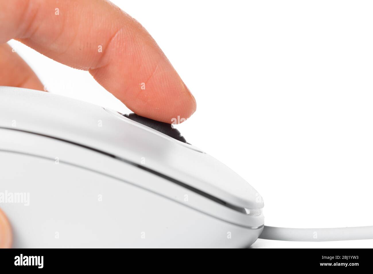 Computer mouse isolated on the white background Stock Photo - Alamy