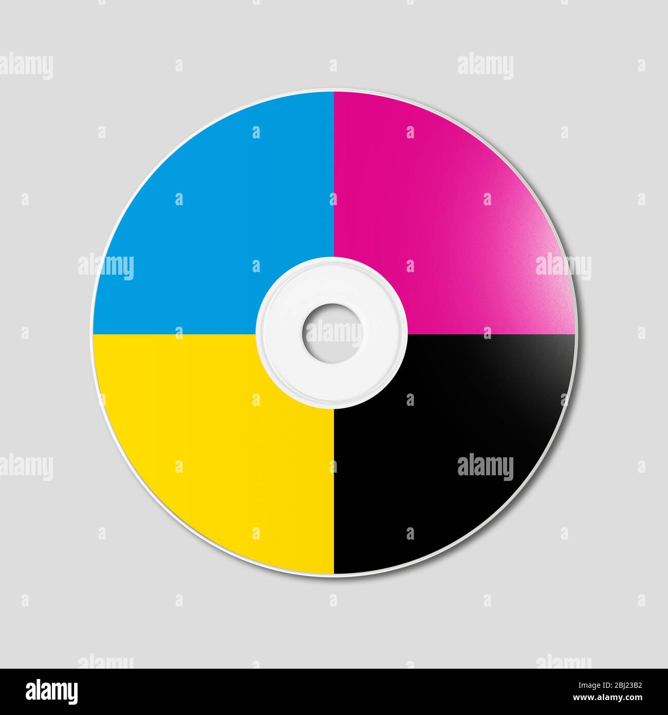 CMYK CD - DVD isolated on grey background - mockup illustration Stock ...