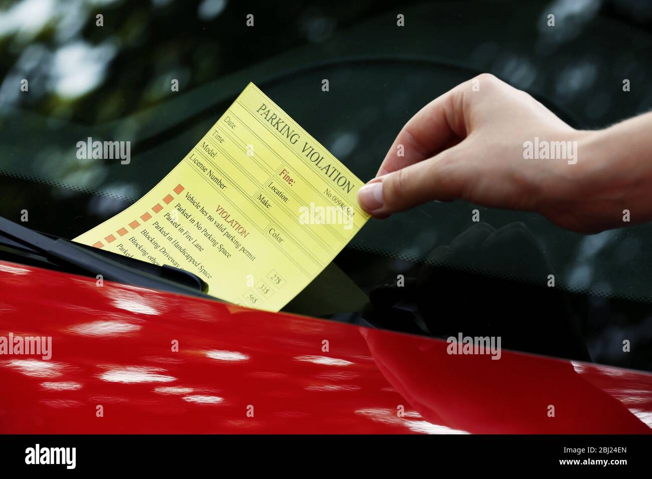 Parking summons hi-res stock photography and images - Alamy