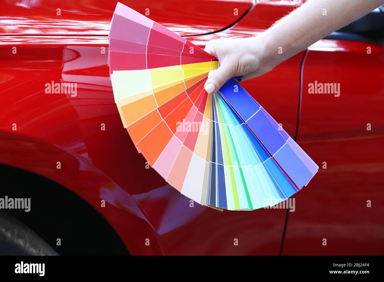 Car paint samples hi-res stock photography and images - Alamy