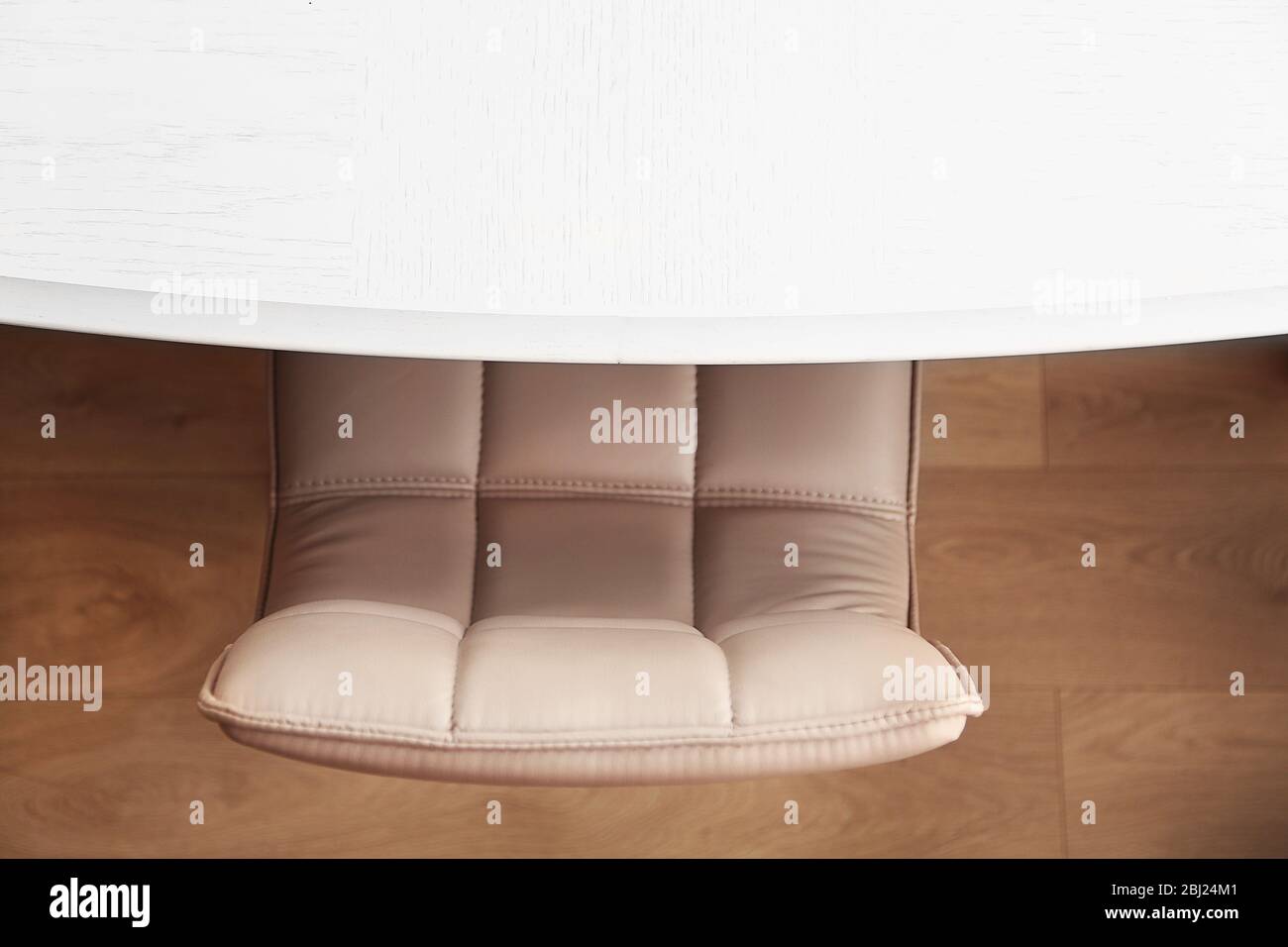 Chair and desk, top view Stock Photo - Alamy