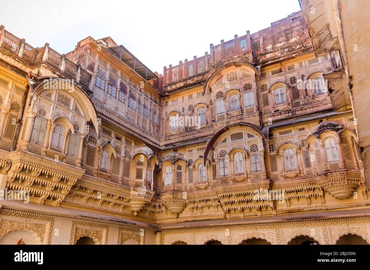 JODHPUR, INDIA – DEC. 02, 2019: Beautiful view of Mehrangarh Museum ...