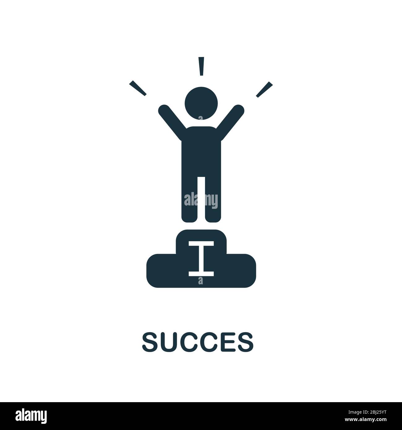 Succes icon. Simple illustration from startup collection. Creative ...