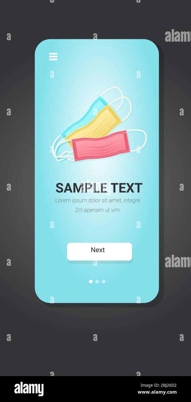 set colorful antiviral medical respiratory face masks protection ...