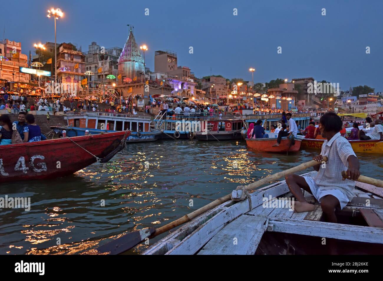 Ganga aarti varanasi river hi-res stock photography and images - Alamy