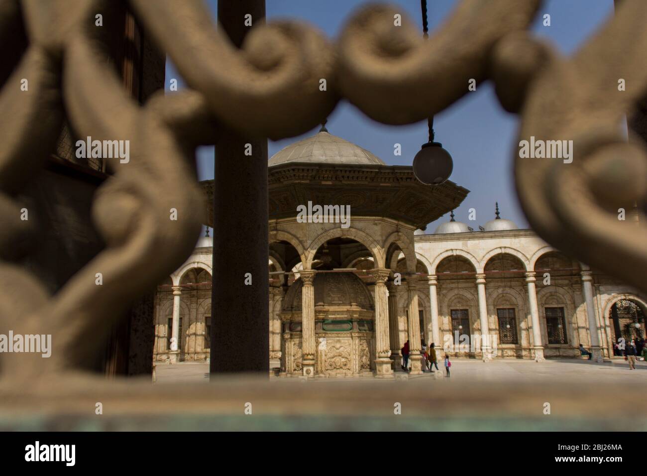 Inside the Citadel of Cairo or Citadel of Saladin Stock Photo - Alamy