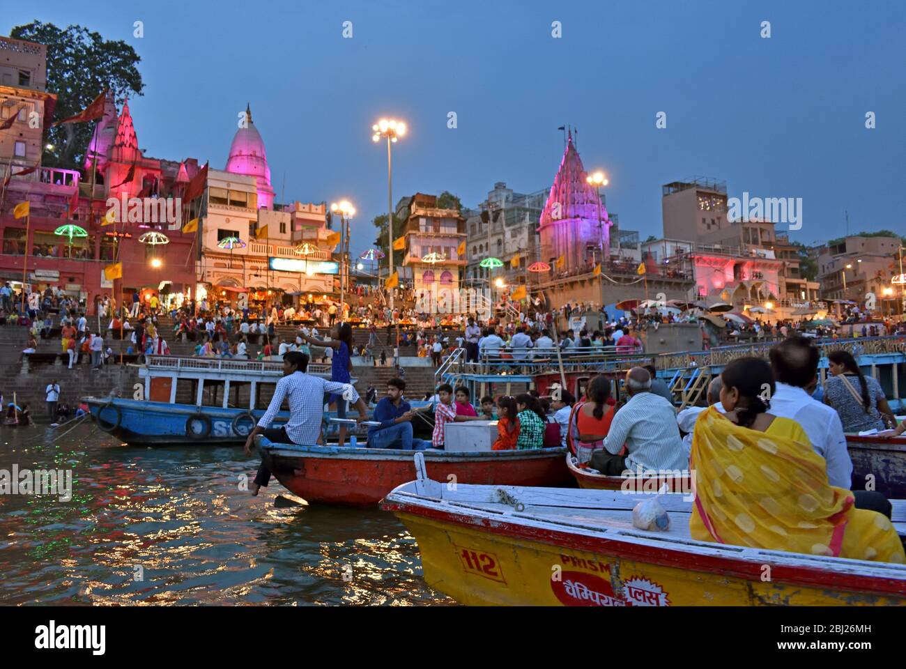 Ganga aarti varanasi river hi-res stock photography and images - Alamy