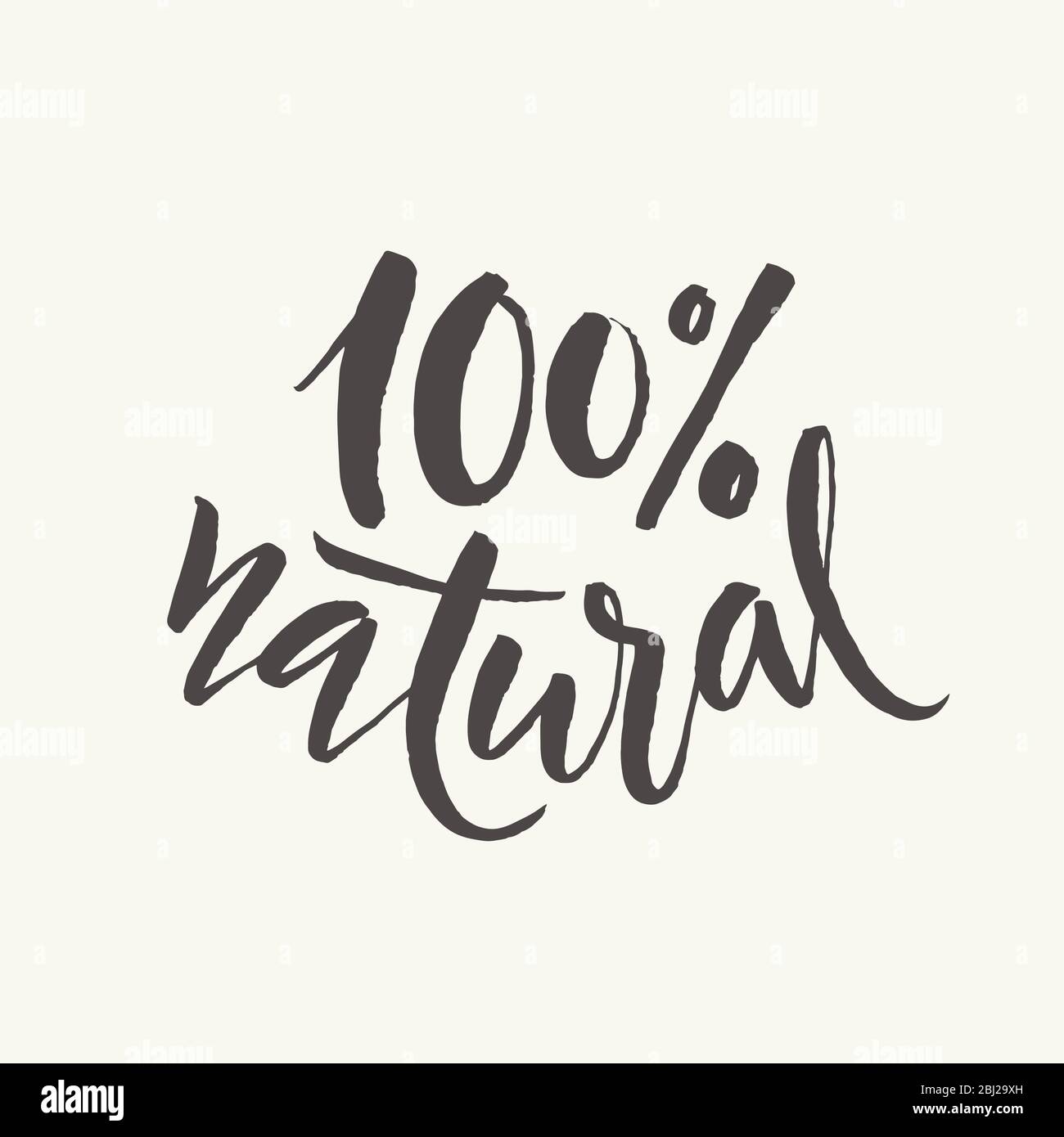 Eco lifestyle natural calligraphy hand written text Stock Vector Image ...