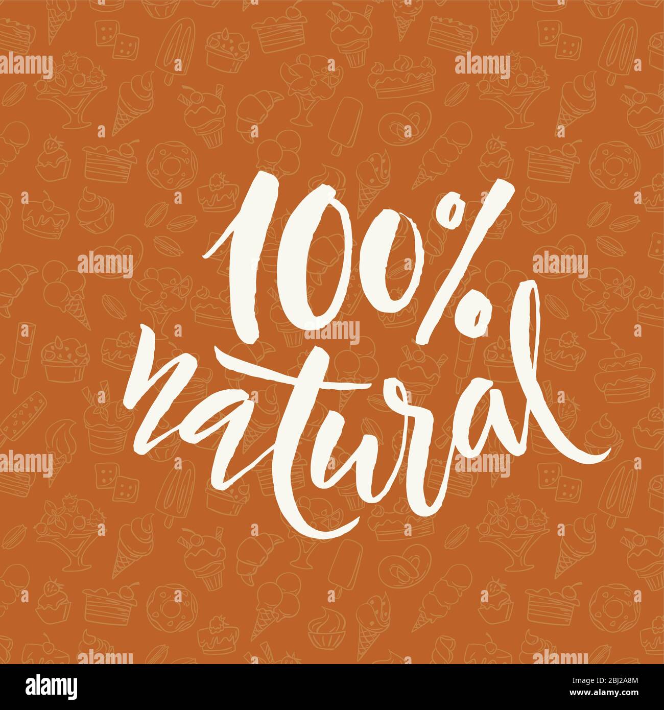 Eco lifestyle natural calligraphy hand written text Stock Vector Image ...