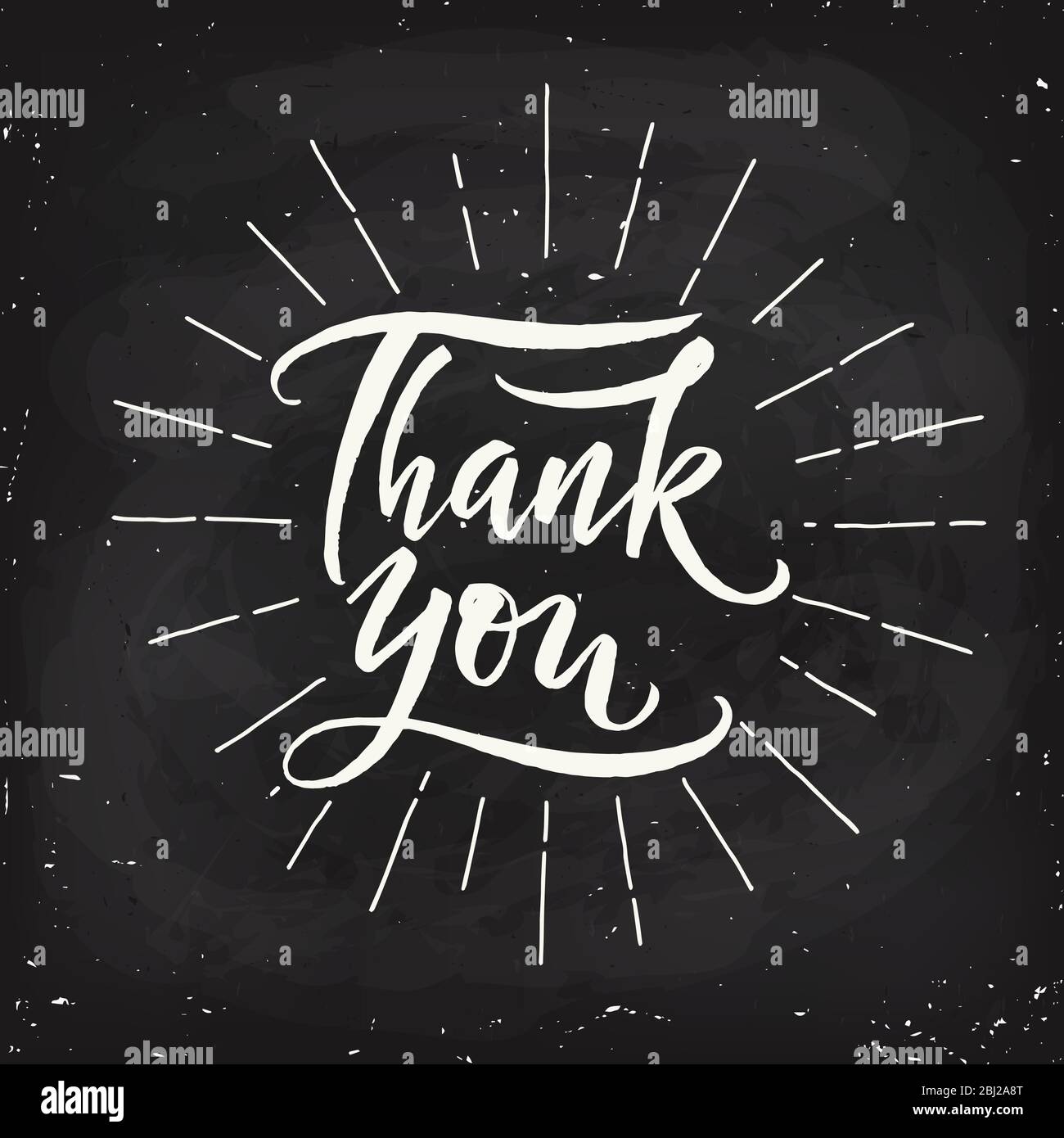 Thank you vintage style calligraphic hand written text Stock Vector ...