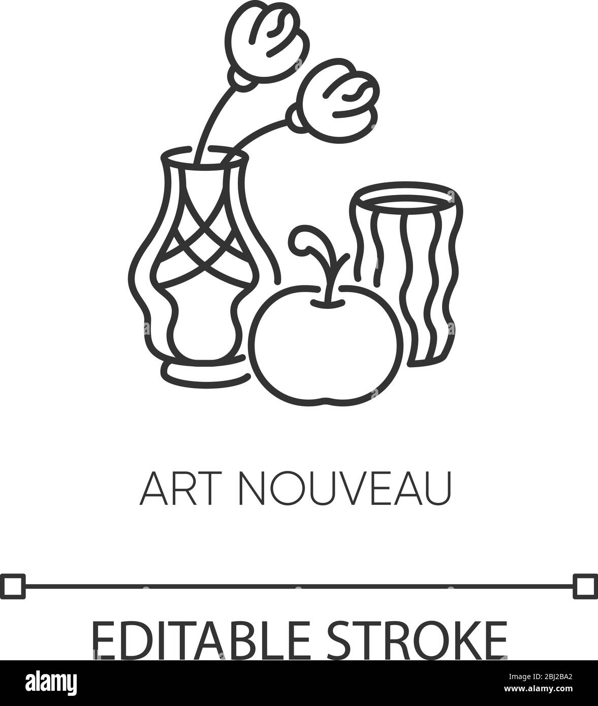 Artistic movement art nouveau Black and White Stock Photos & Images - Alamy