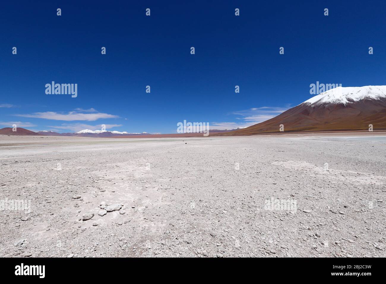 The plain between the Laguna Verde and the Laguna Blanca, Bolivia ...