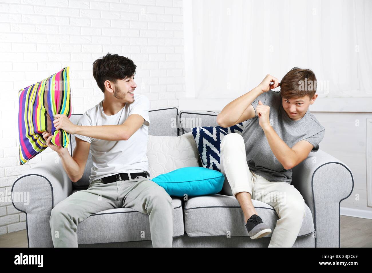 Brothers Fighting High Resolution Stock Photography and Images - Alamy