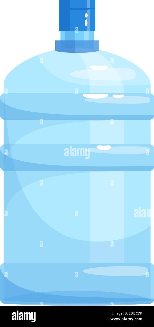 Water gallon for cooler semi flat RGB color vector illustration Stock ...
