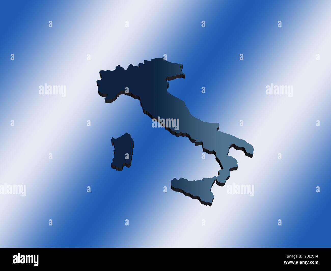 Italy relief map hi-res stock photography and images - Alamy