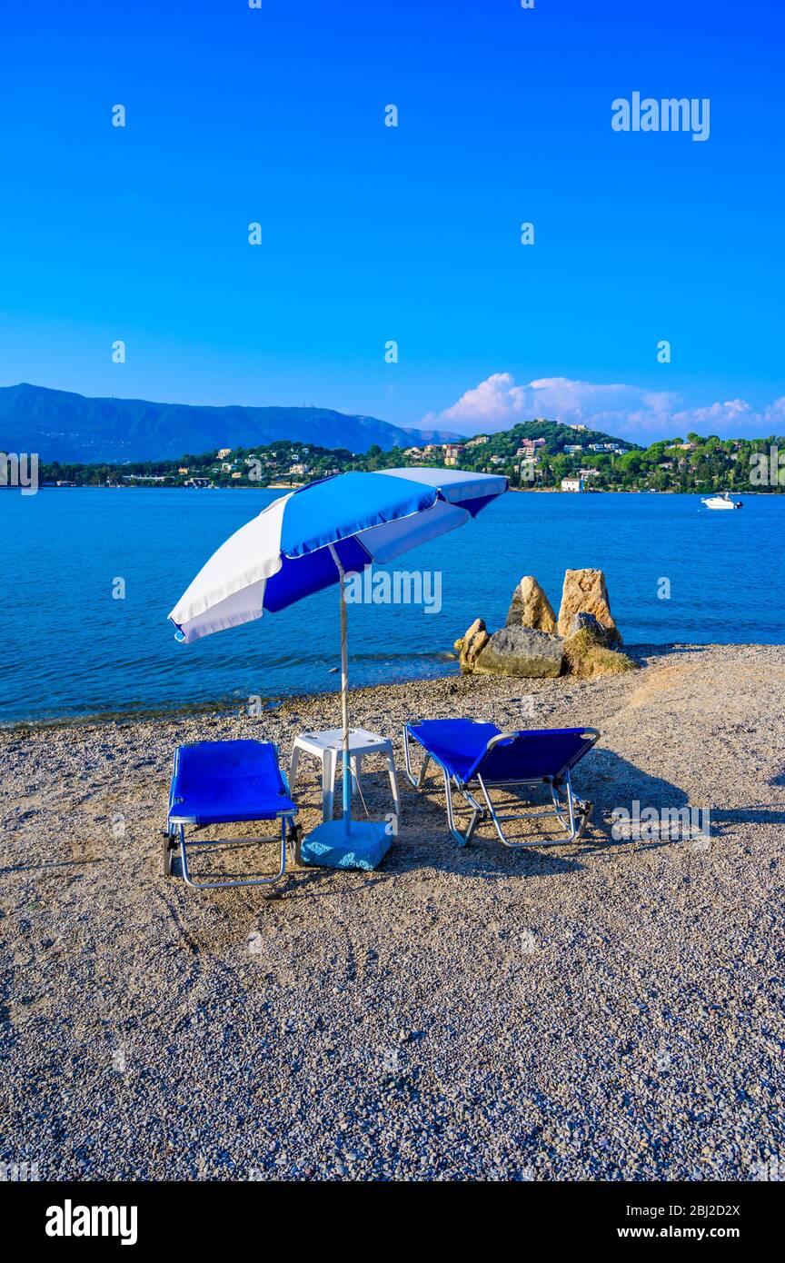 Gouvia beach is close to Kerkyra is a paradise beach with crystal clear ...