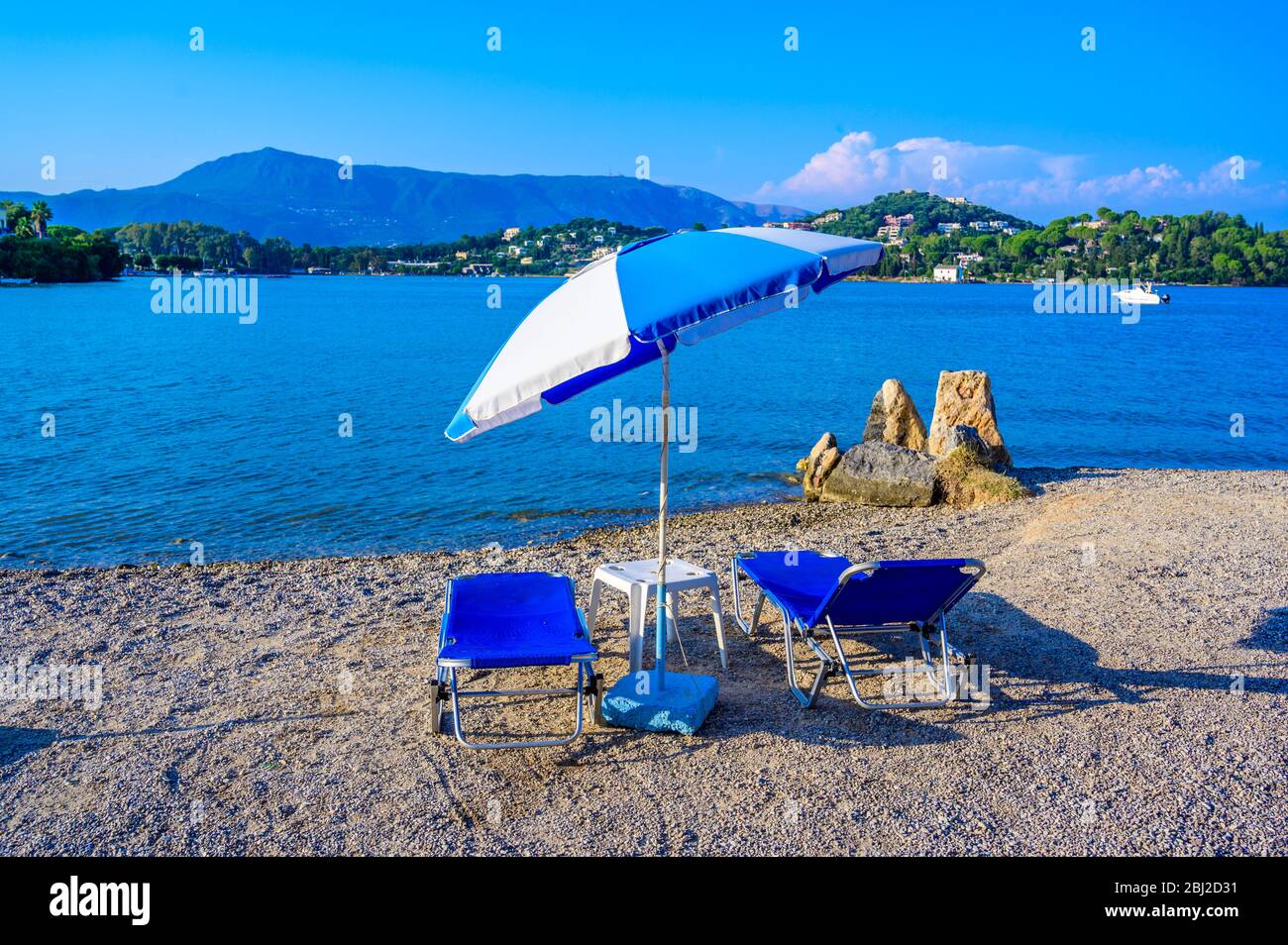 Gouvia beach is close to Kerkyra is a paradise beach with crystal clear ...