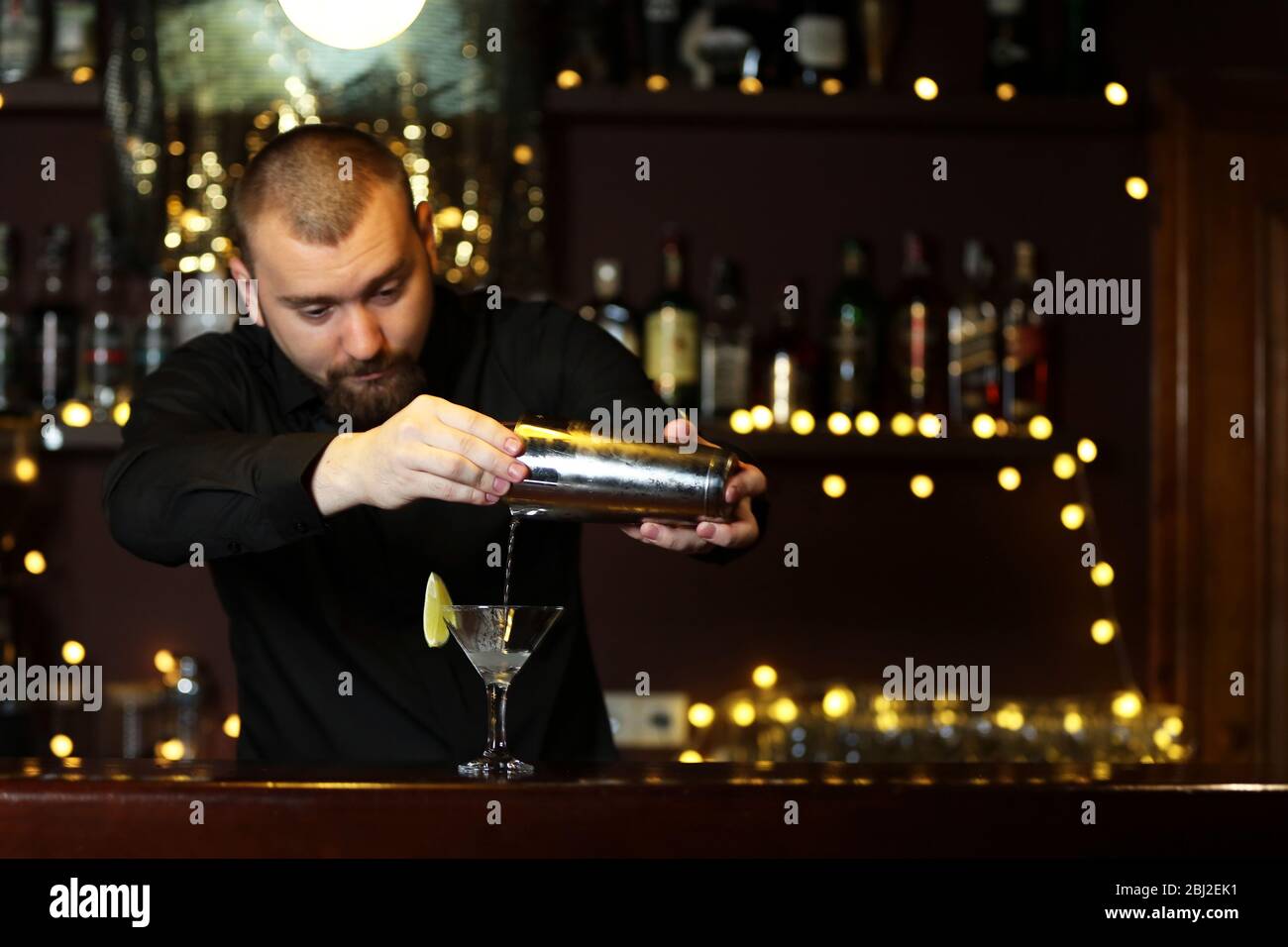 Process making non alcoholic cocktail hi-res stock photography and ...